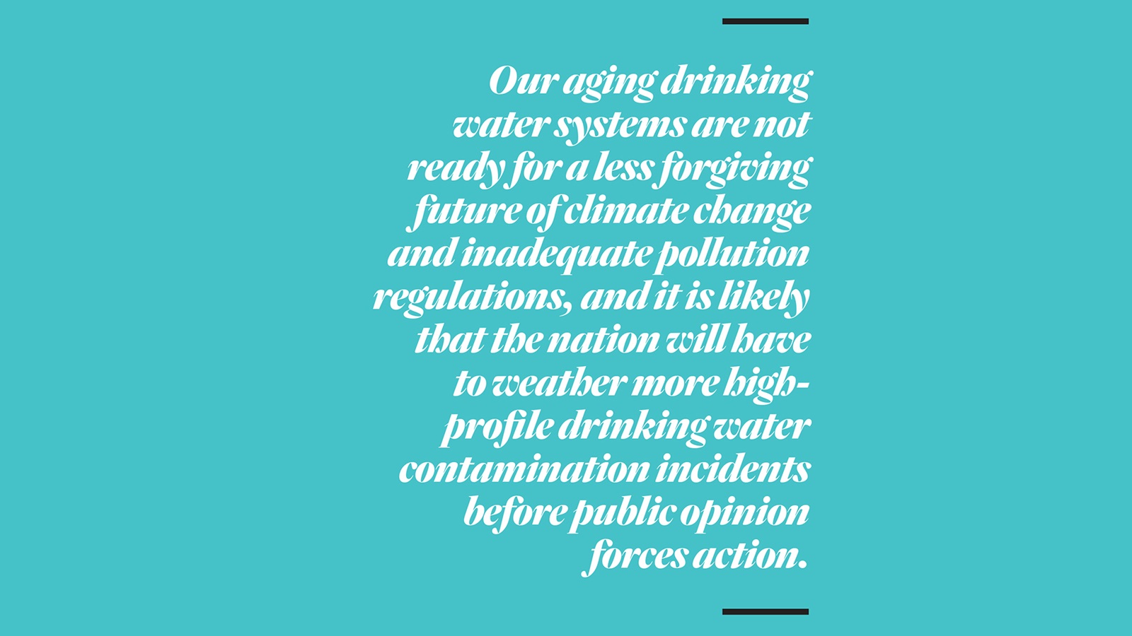 How Development of America's Water Infrastructure Has Lurched Through ...